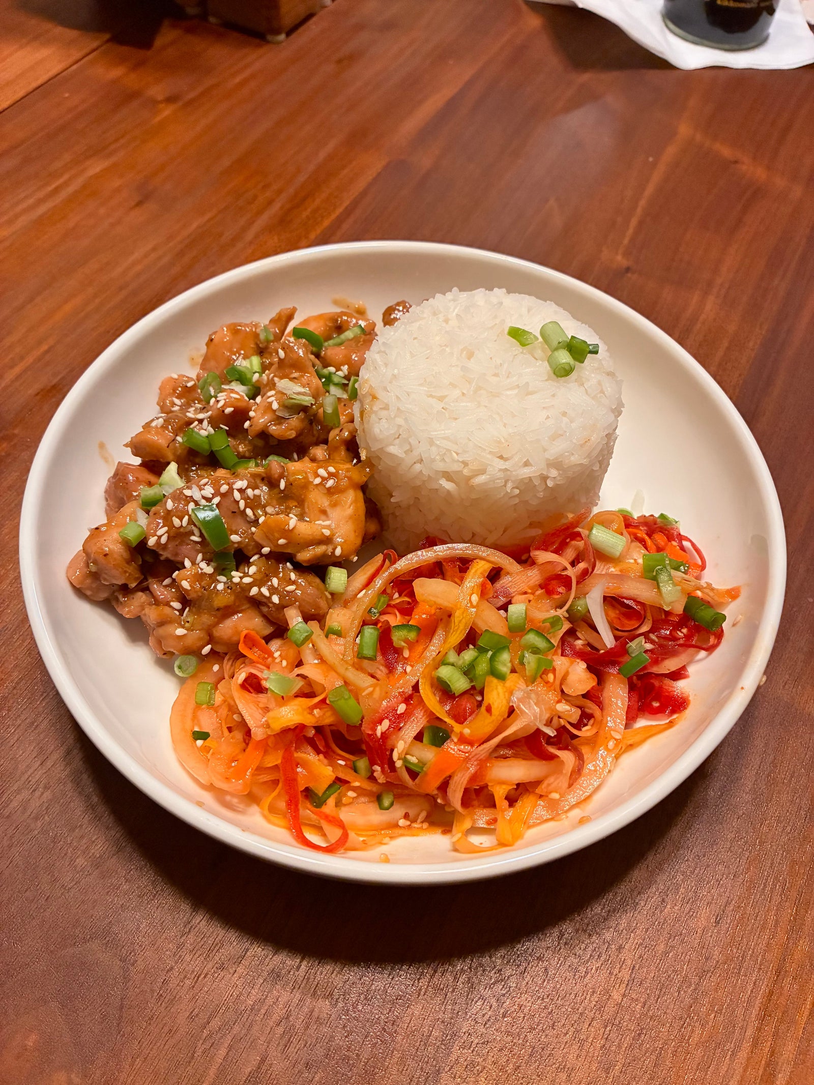 Honey Lemongrass Chicken With Rice & Shredded Carrot Salad – Pasture ...